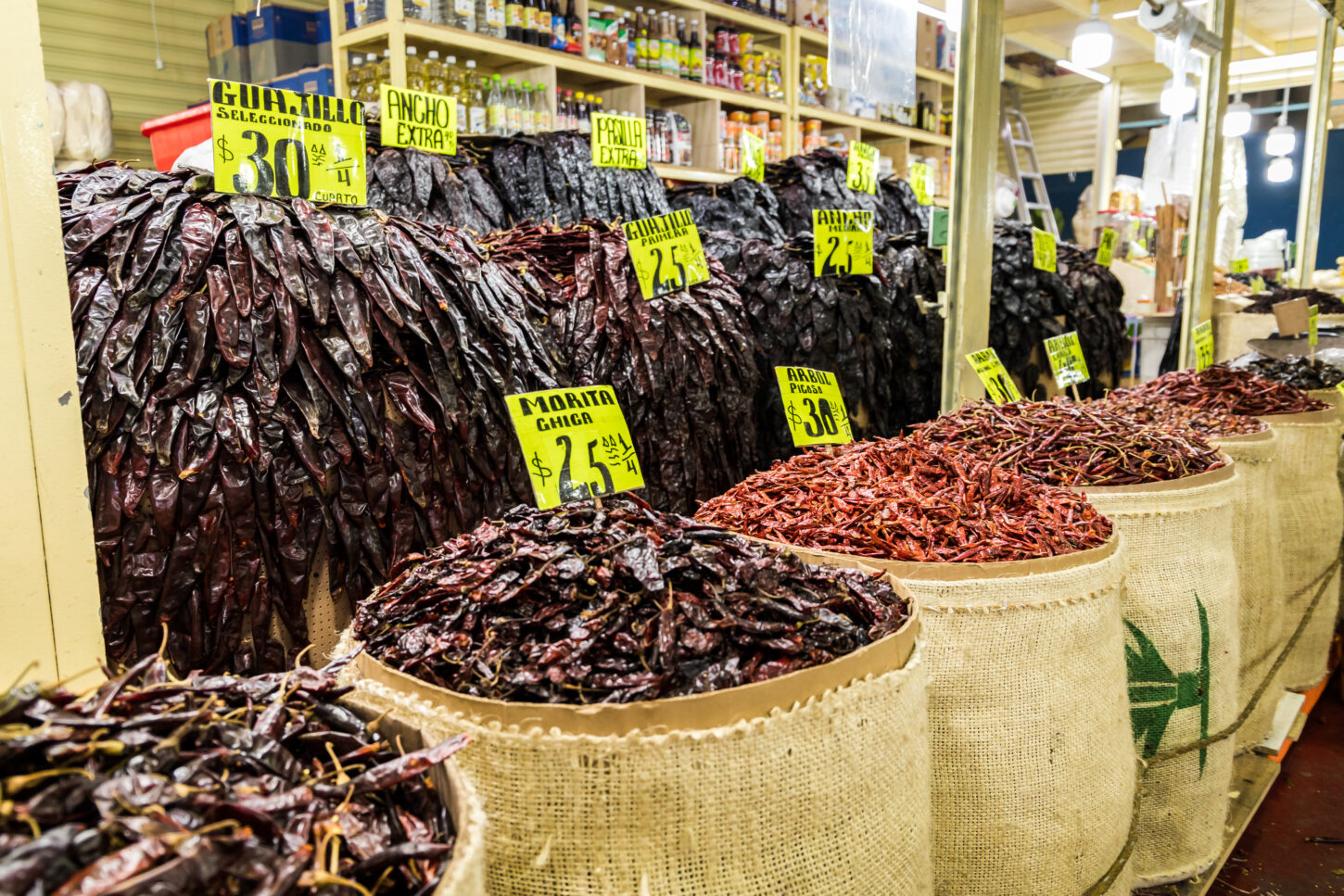 Traditional stalls in Mexican markets - Eat Mexico